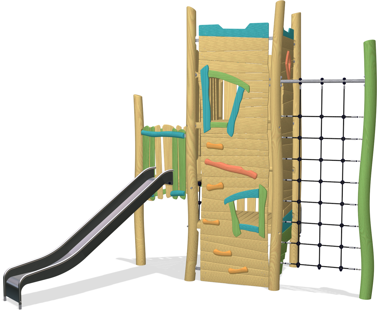 Tower With Slide | Natural Playground | Playground People