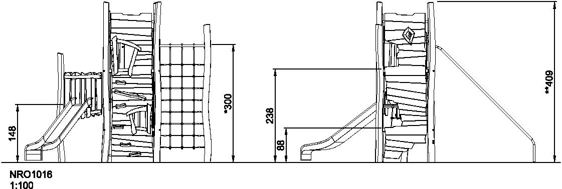 Tower With Slide | Natural Playground | Playground People