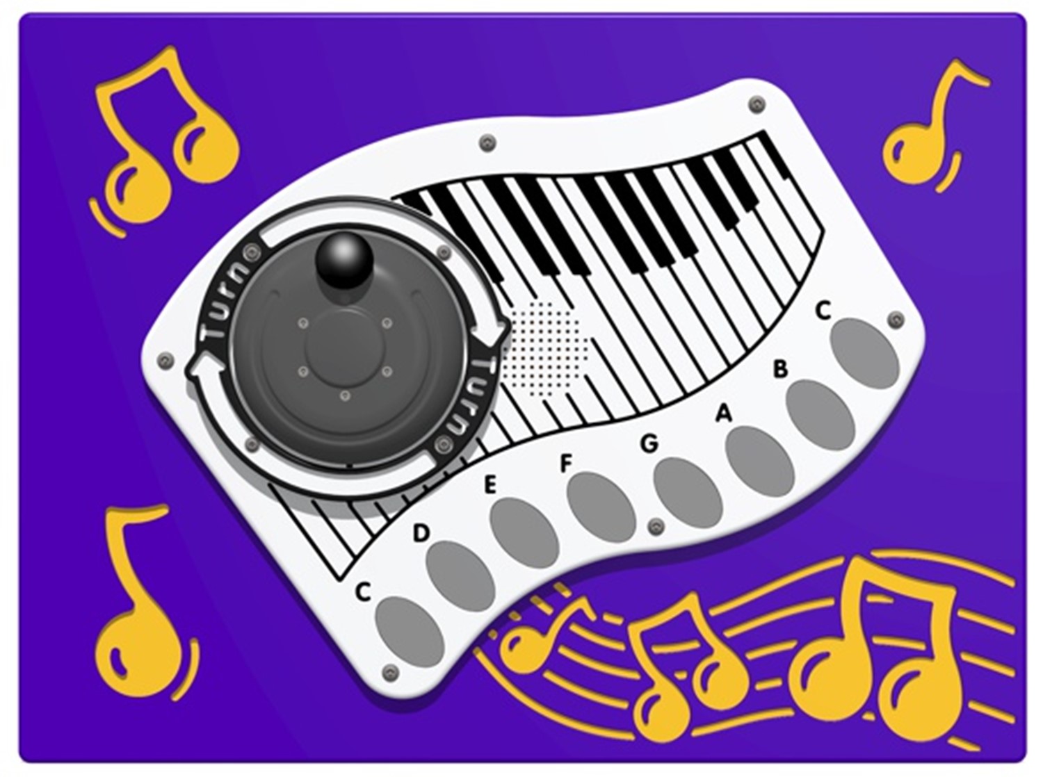 RotoGen PlayTronic Piano Musical Play Panel