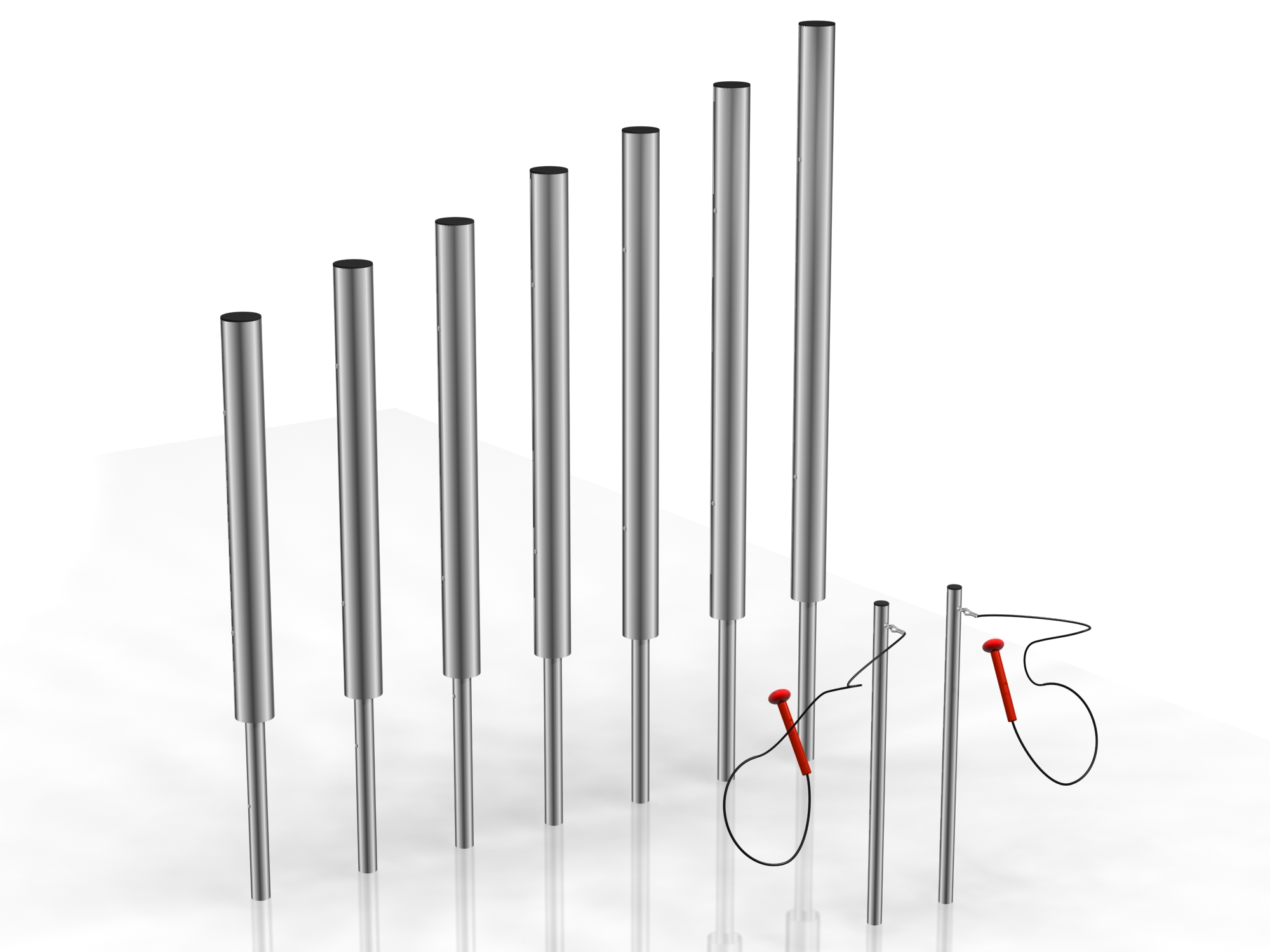 Tubular Bells | Outdoor Children's Musical Playground Equipment